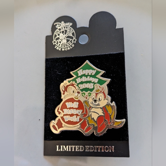 Disney | Other | Disney Christmas Chip Dale Pin | Poshmark